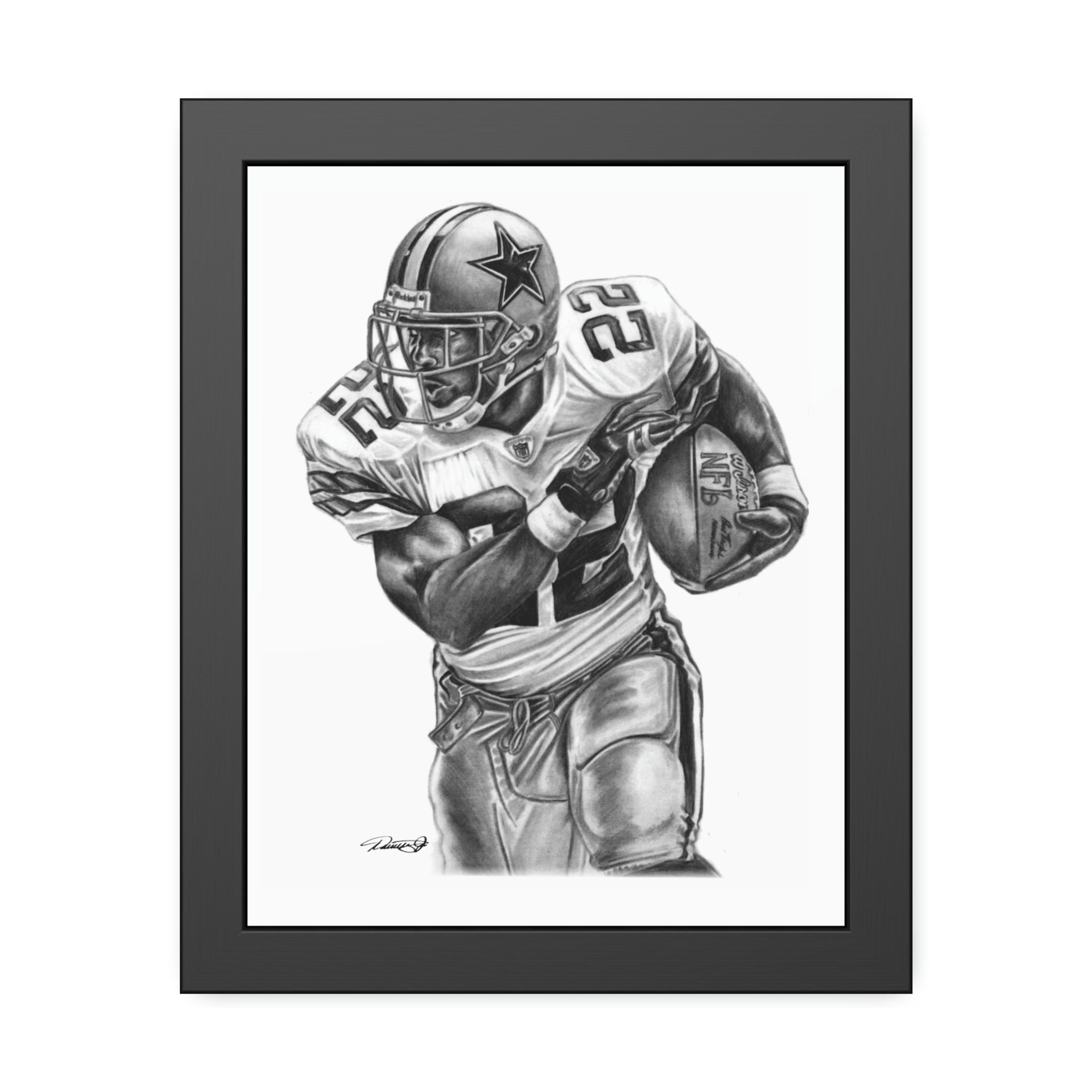 Paper Posters Tony Romo Dallas Cowboys Original Artwork From Dantel Art ...