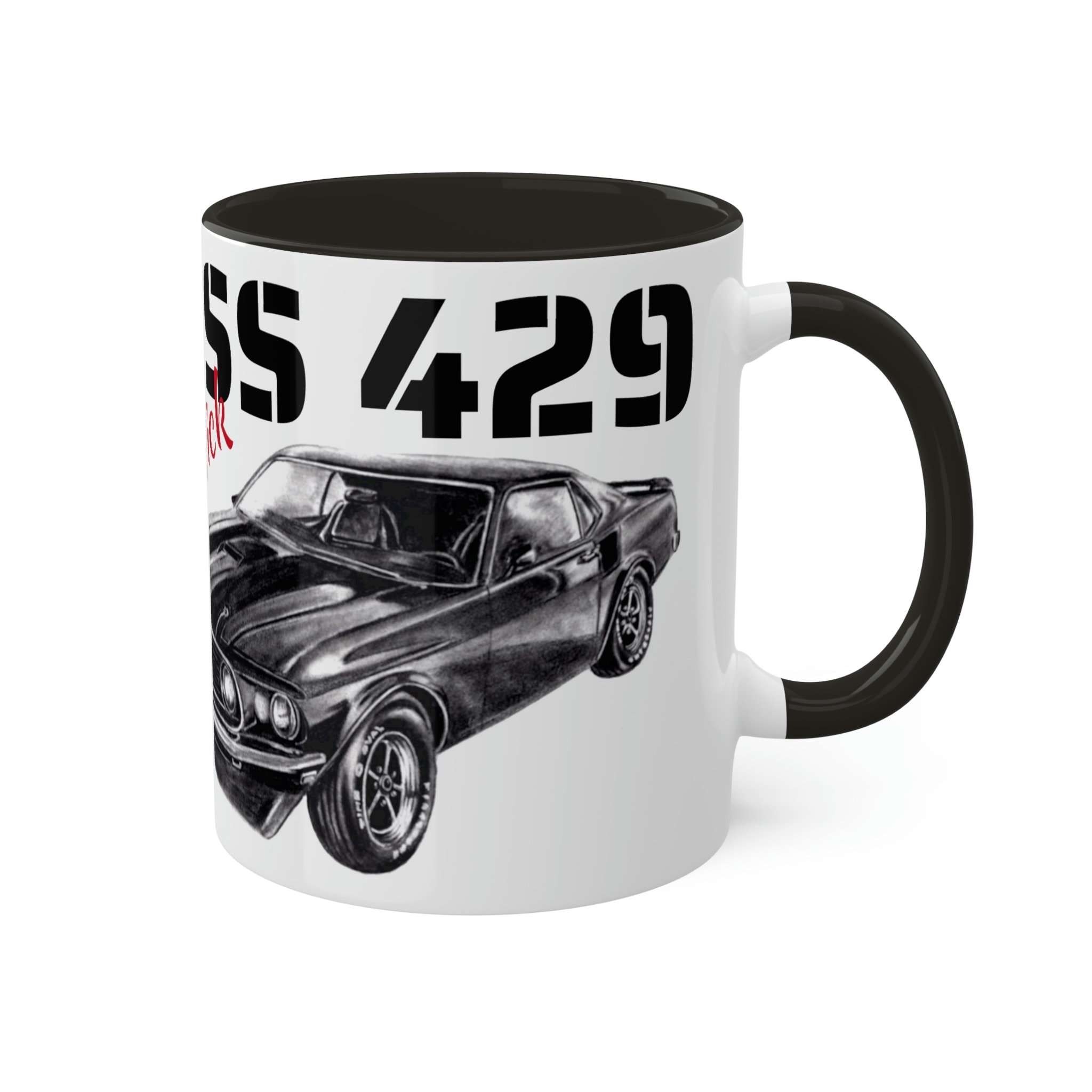 Colorful Mugs, 11oz Keanu Reeves 1969 Ford Mustang 429 Boss John Wick Original Automotive Car ...