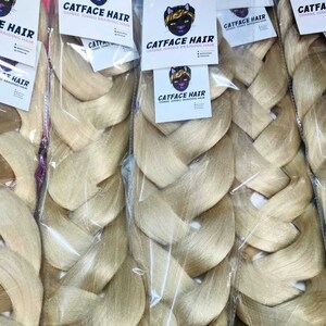 Blonde Braiding Hair 42 Inches large Pack 165g - Etsy