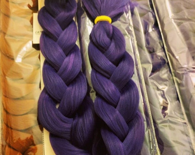 Emerald Green One Tone Braiding Hair 34 Inches large Pack - Etsy