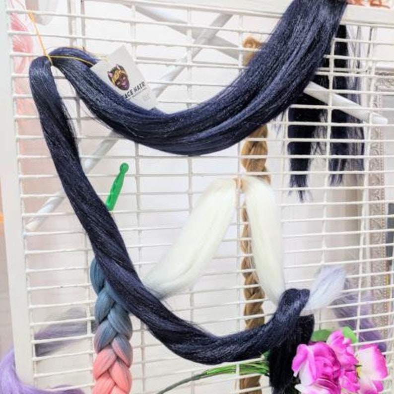 Navy Blue Braiding Hair 34 Inches *large Pack - Etsy
