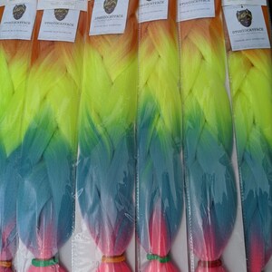 COSMIC SUNSET OMBRE Jumbo Braiding Hair - Etsy