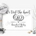 We Tied the Knot Pretzel Bar Sign, Pretzel Bar Wedding Sign, Wedding ...