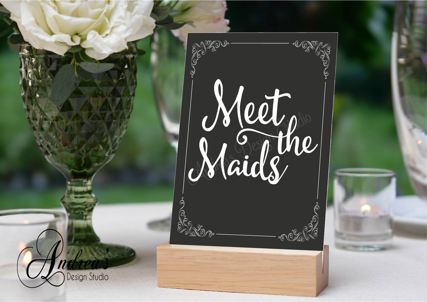 Meet the Maids Sign Bridal Party Decor Introduction to - Etsy UK