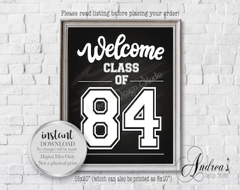 1984 Class Reunion | Etsy