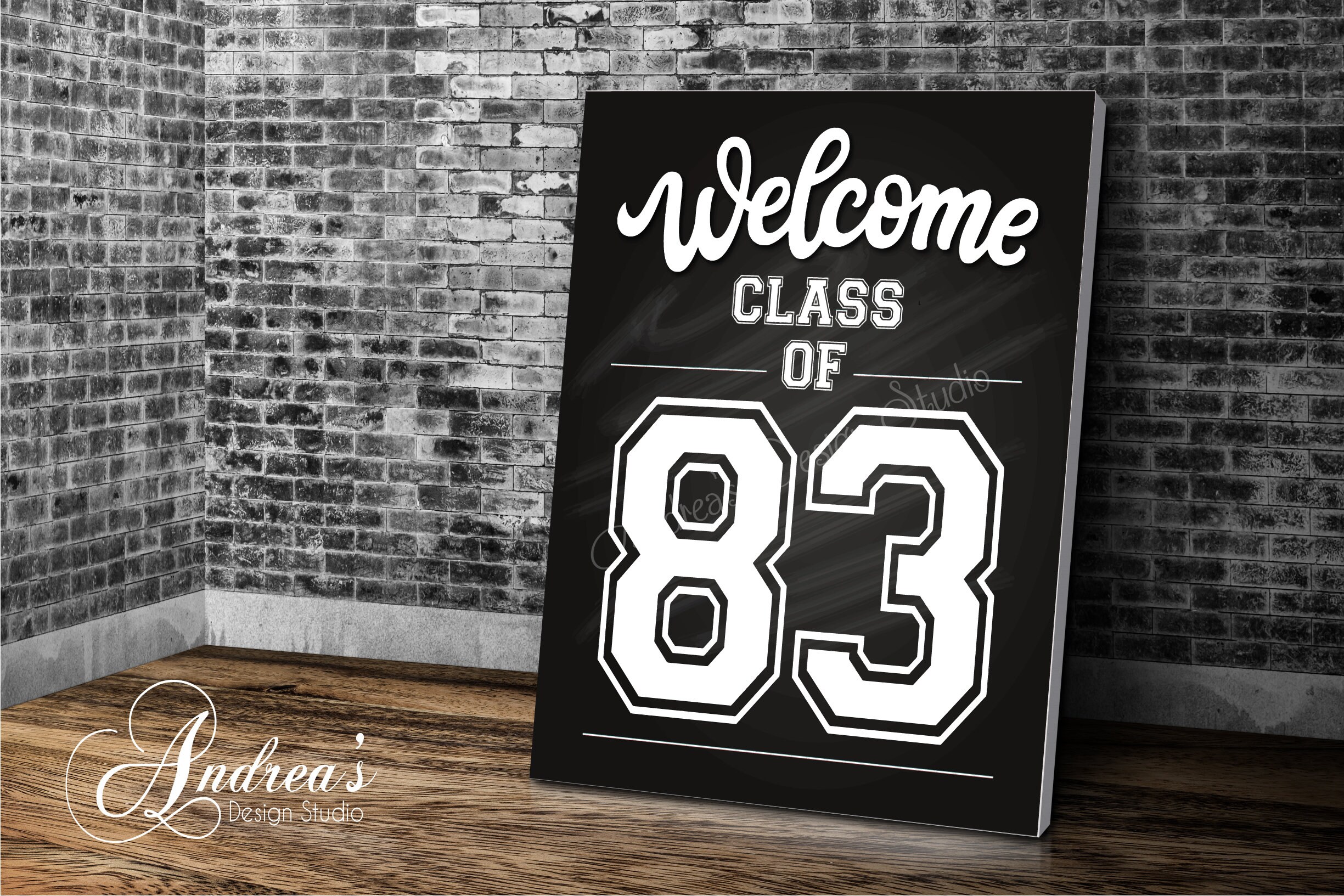 Reunion Welcome Sign Class of 1983 Sign Graduating Class - Etsy