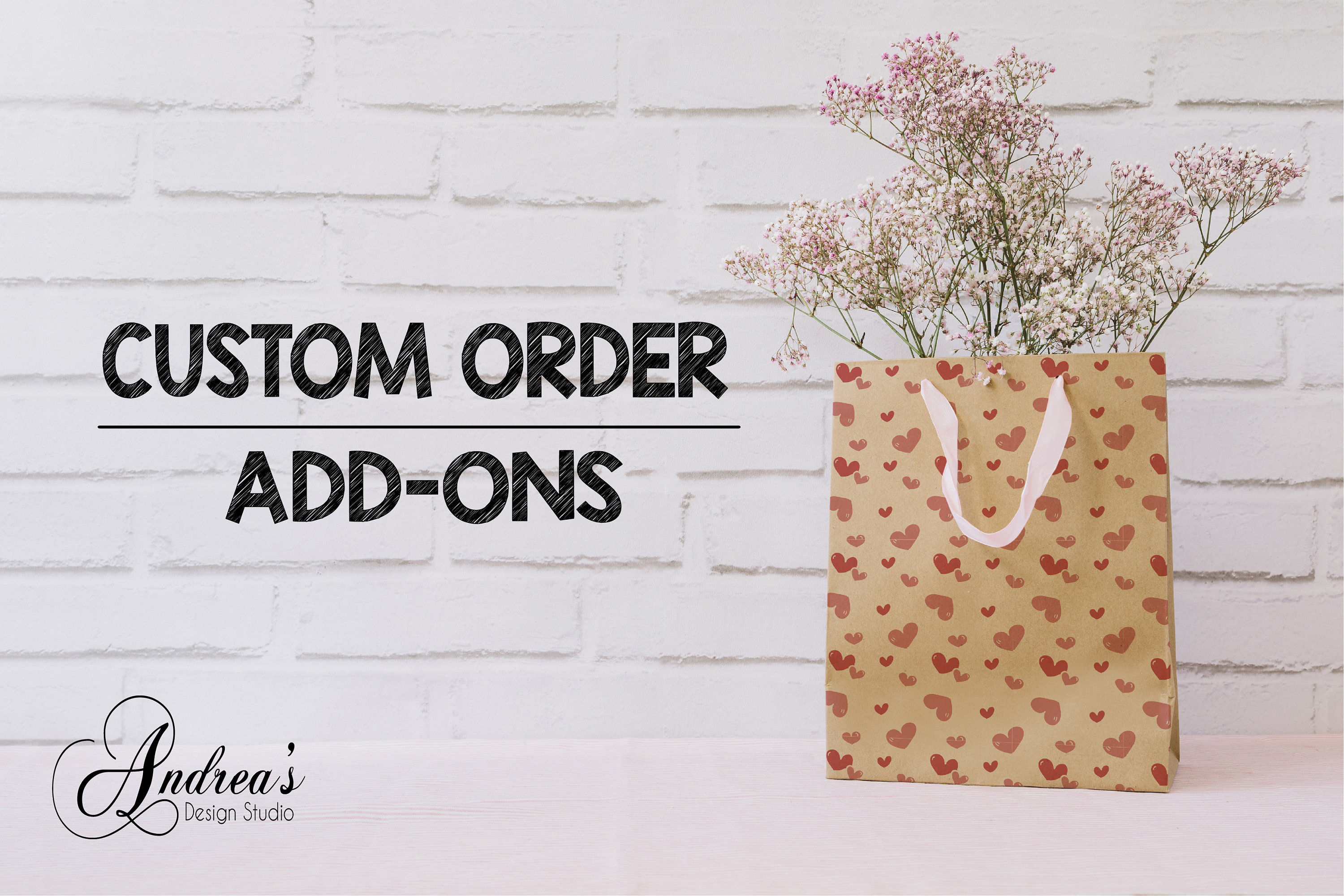 Custom Order Add-Ons Personalize Your Order | Etsy