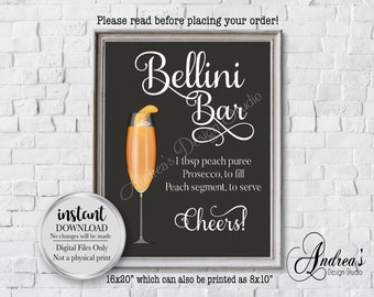 Bellini Bar Sign - Etsy