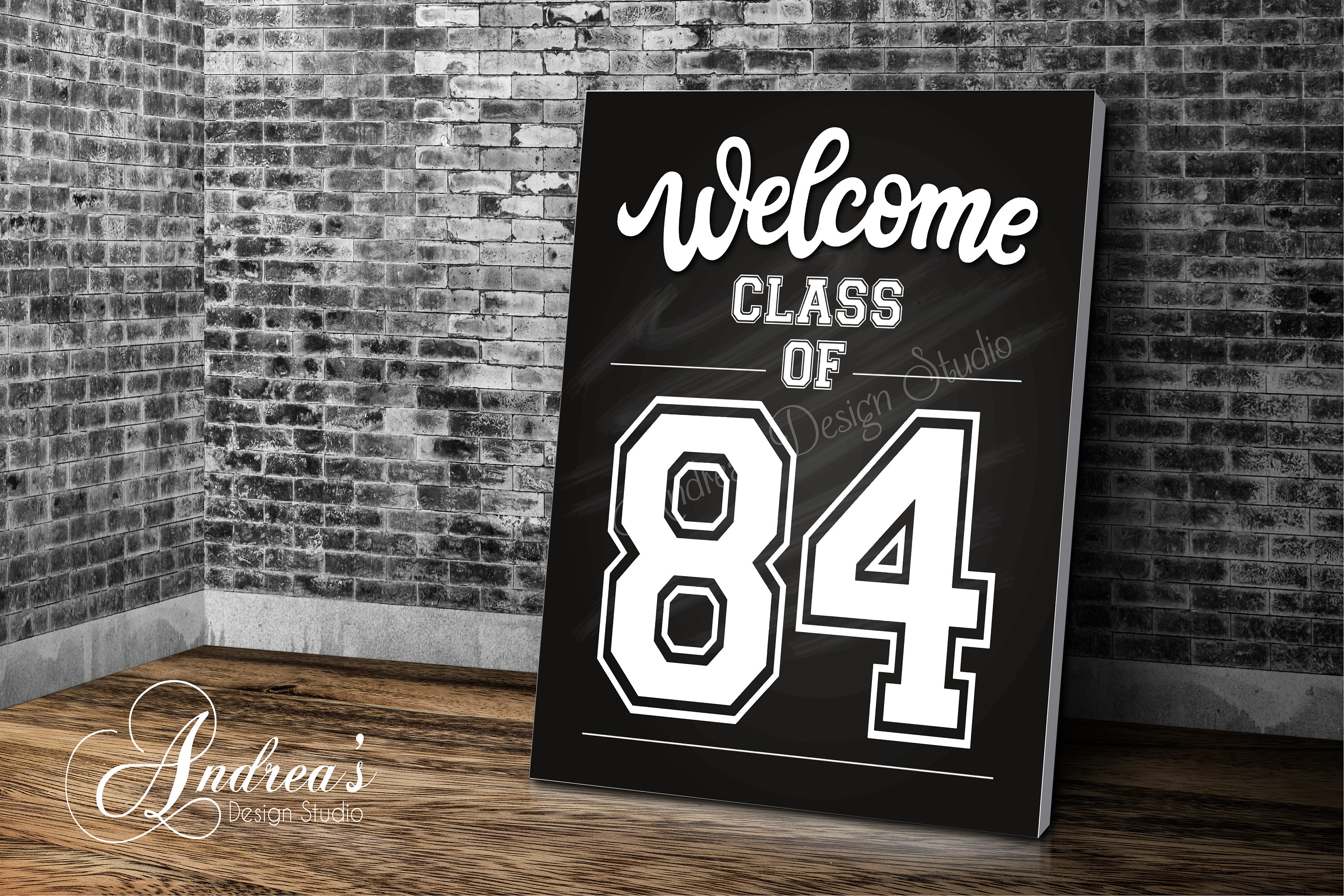 Reunion Welcome Sign Class of 1984 Sign Graduating Class - Etsy