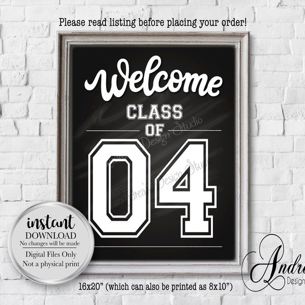 Class Reunion Welcome Sign - Etsy