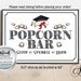 Graduation Popcorn Bar Sign: Celebrate With a Popcorn Station, Party ...
