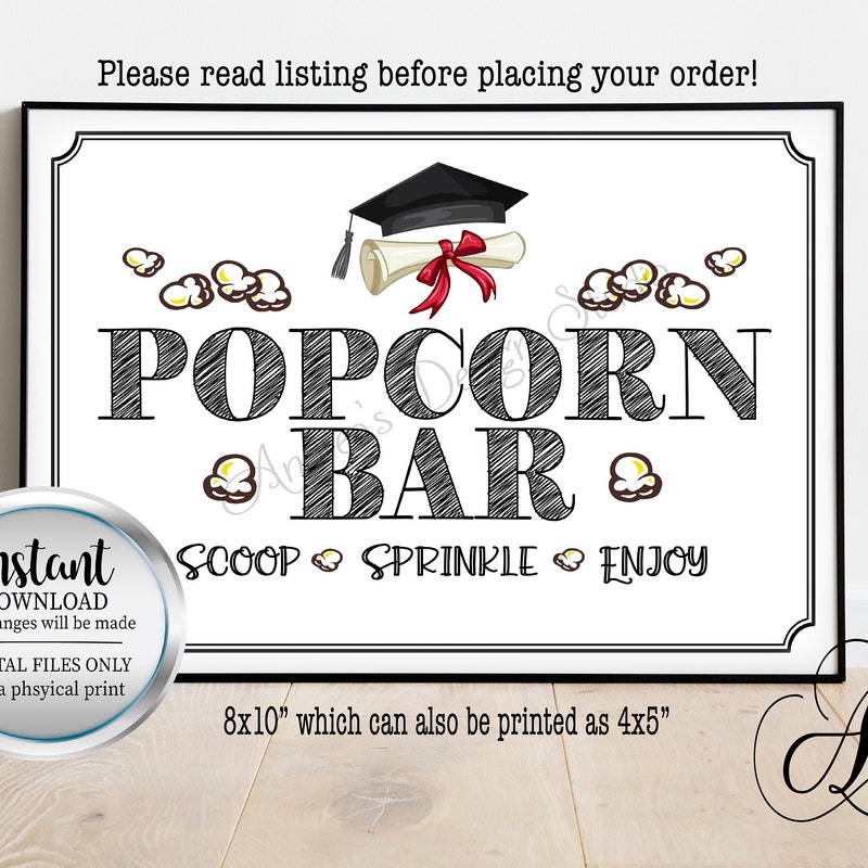 Popcorn Bar - Etsy