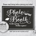 Photo Booth Sign, Party Photo Booth Sign, Selfie Station, Party ...