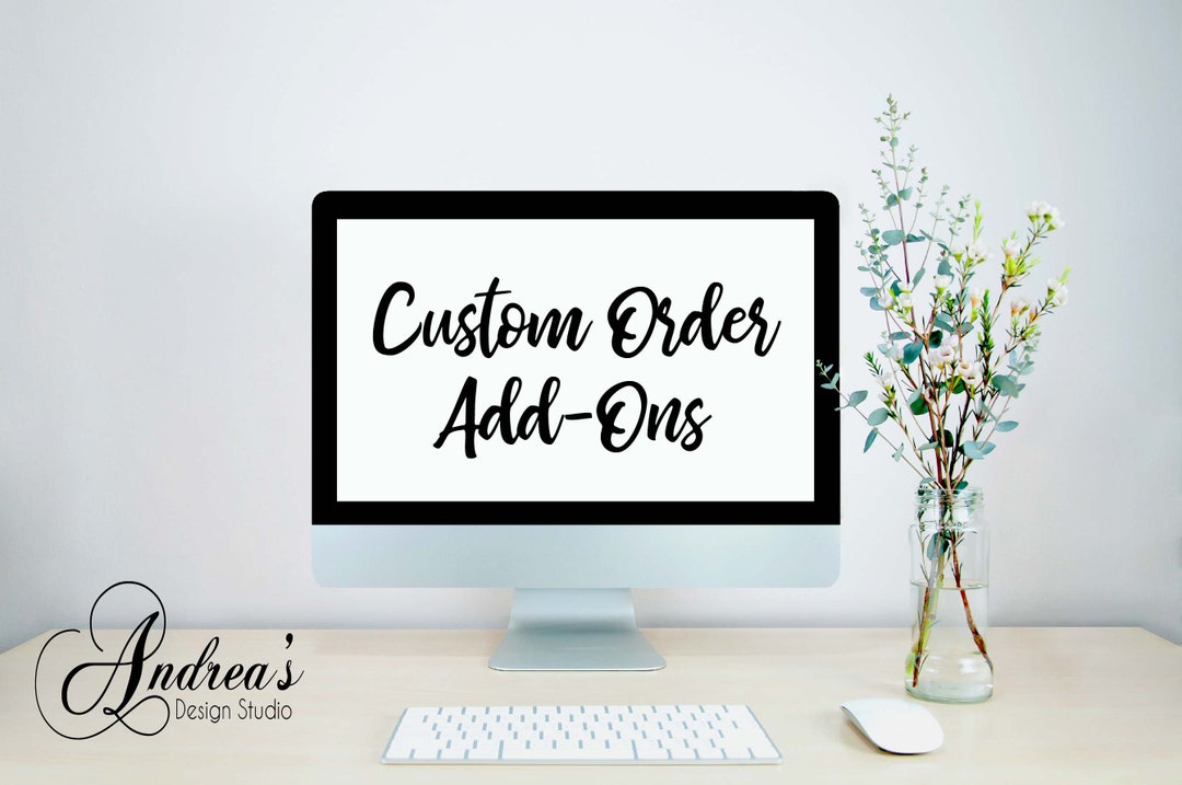 Custom Order Add-ons, Personalize Your Order - Etsy Canada