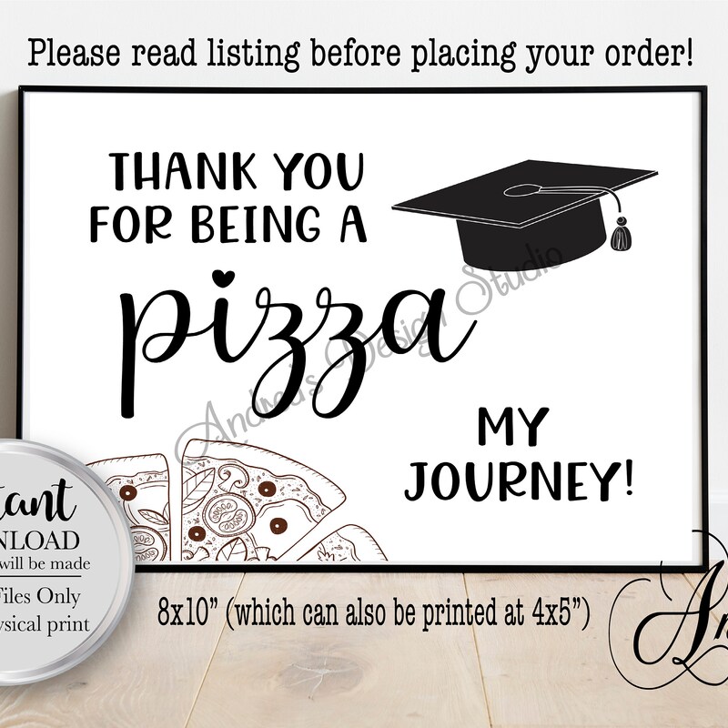 Graduation Pizza - Etsy