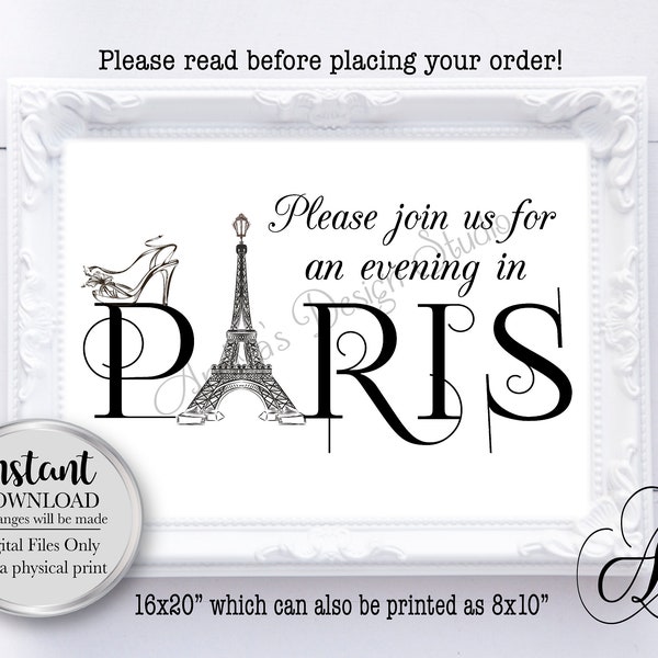Paris Theme Party - Etsy