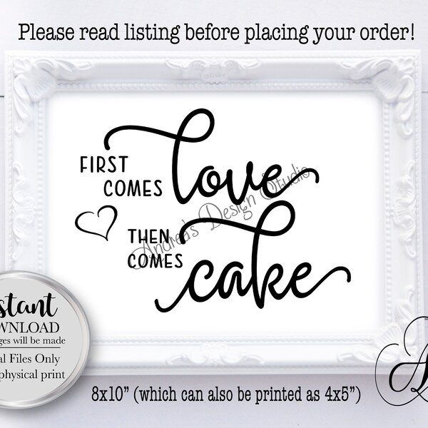 First Comes Love - Etsy