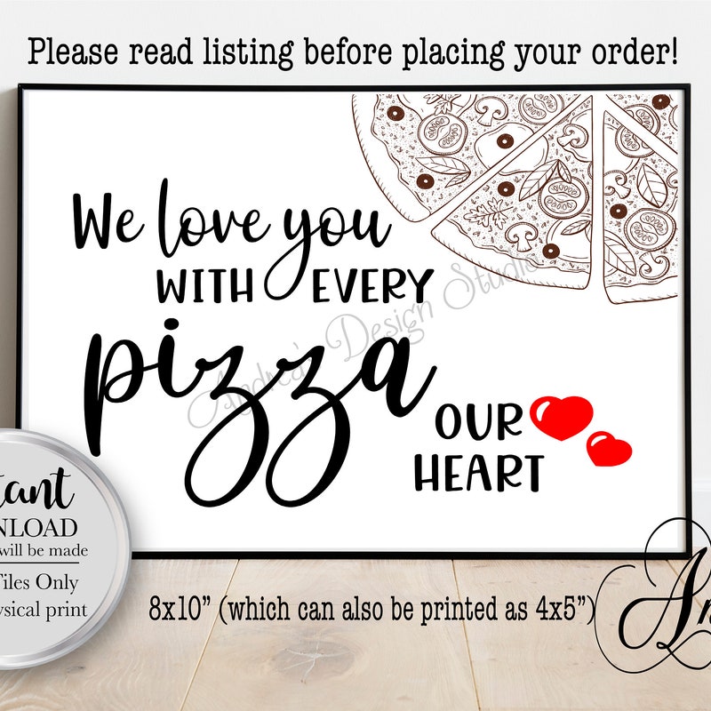 Pizza Wedding Sign - Etsy
