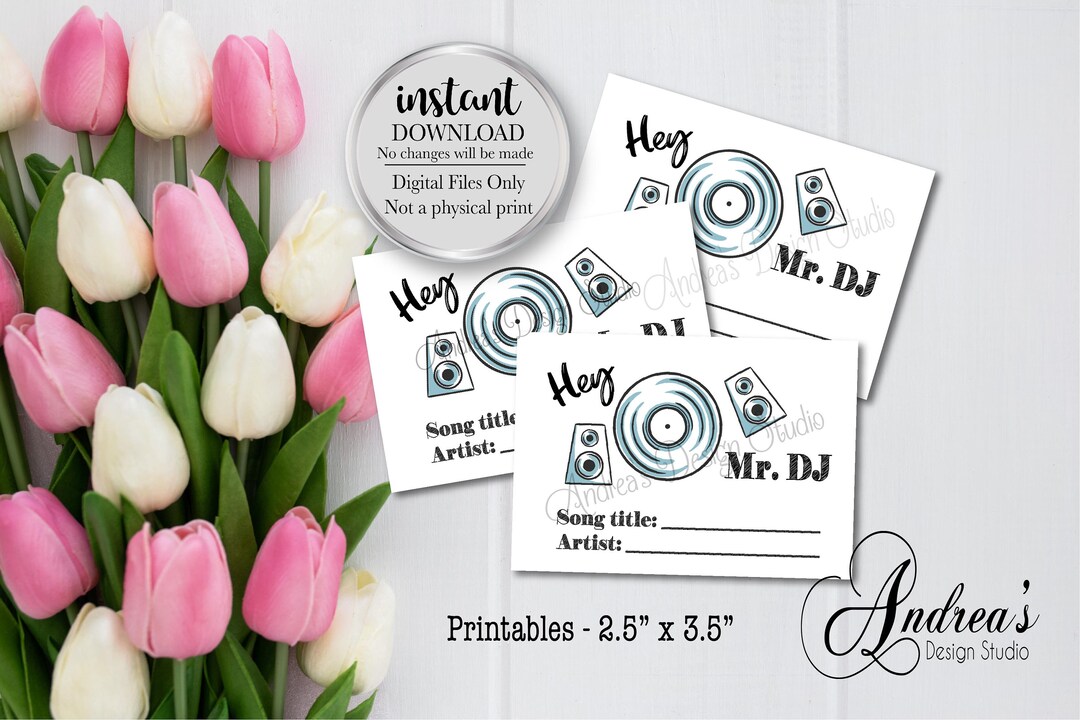 Hey Mr. DJ Play Our Favourite Song, Wedding Decor, Wedding DJ Request ...