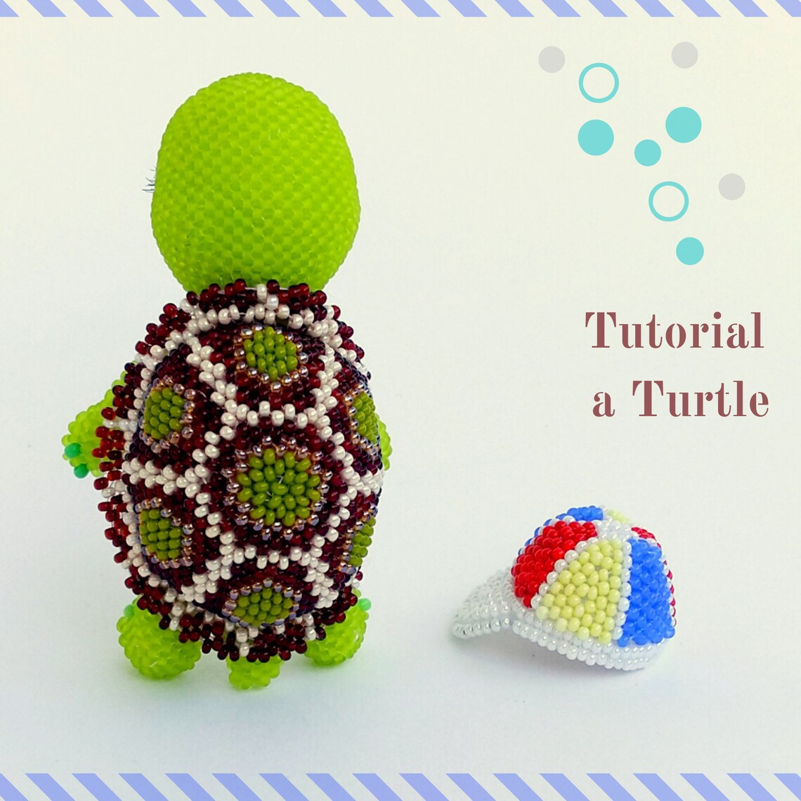 Pattern a Turtle/Tutorial Bead toys How to make a stuffed | Etsy