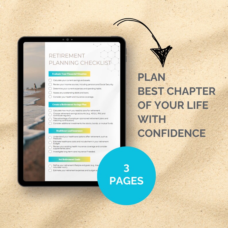 Printable Retirement Checklist / Retirement Planning Checklist ...