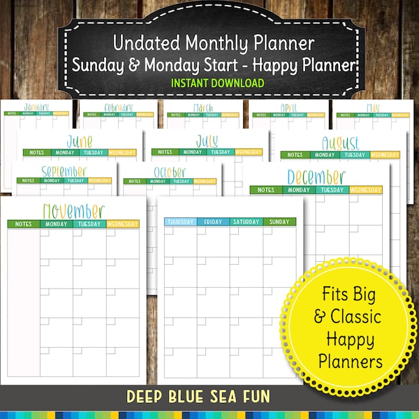 Happy Planner 2021 - Etsy