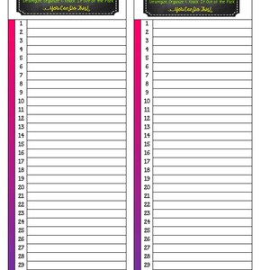 Colorful Pink / Purple PRINTABLE Shopping List / Meal Planner / Grocery ...