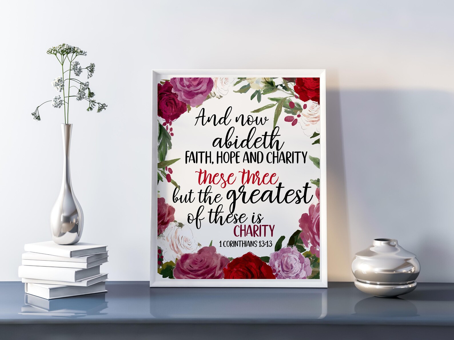 WALL ART | Printable Bible Verse | Large Art Prints | KJV ...