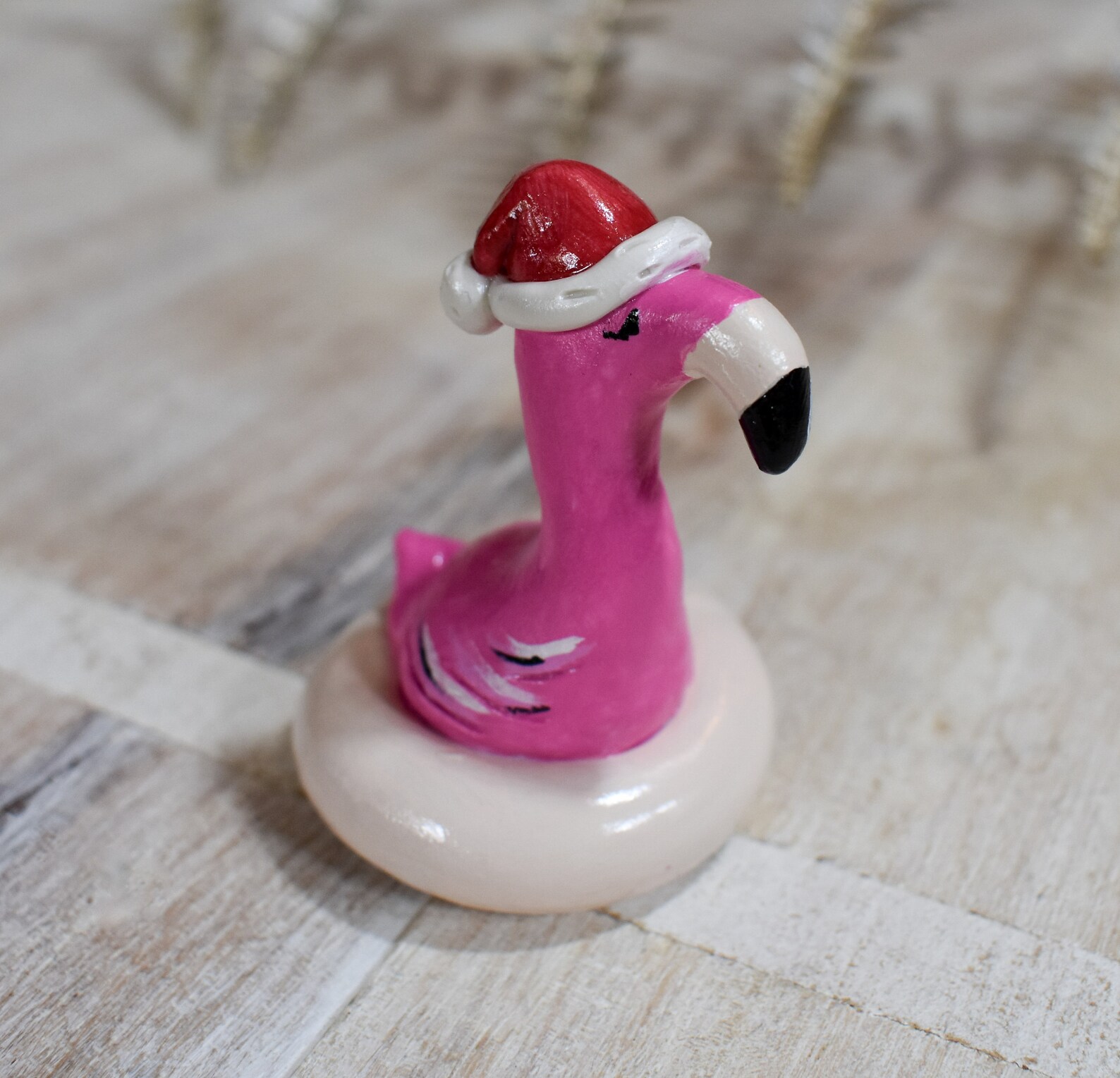 Polymer Clay Animal Clay Flamingo Figurine Flamingo | Etsy