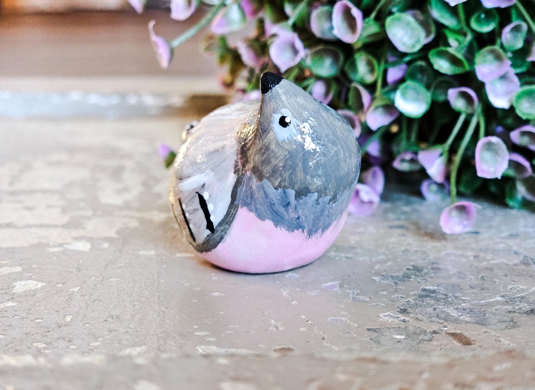 Little Bird Figurine, Handmade Bird Miniature, Handmade Clay Bird, Cute ...