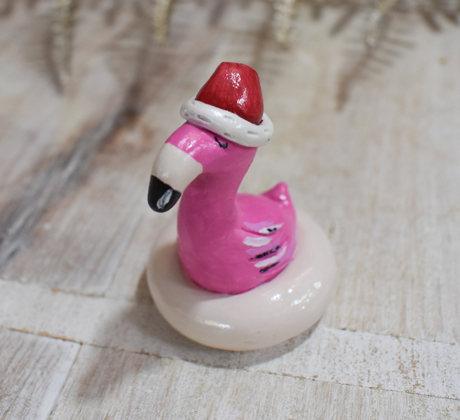 Polymer Clay Animal Clay Flamingo Figurine Flamingo | Etsy