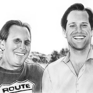 Deceased Loved One Gift Portrait Drawing From Photo Parents - Etsy