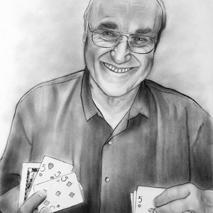 Deceased Loved One Gift Portrait Drawing From Photo Parents - Etsy