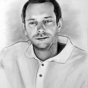 Deceased Loved One Gift Portrait Drawing From Photo Parents - Etsy