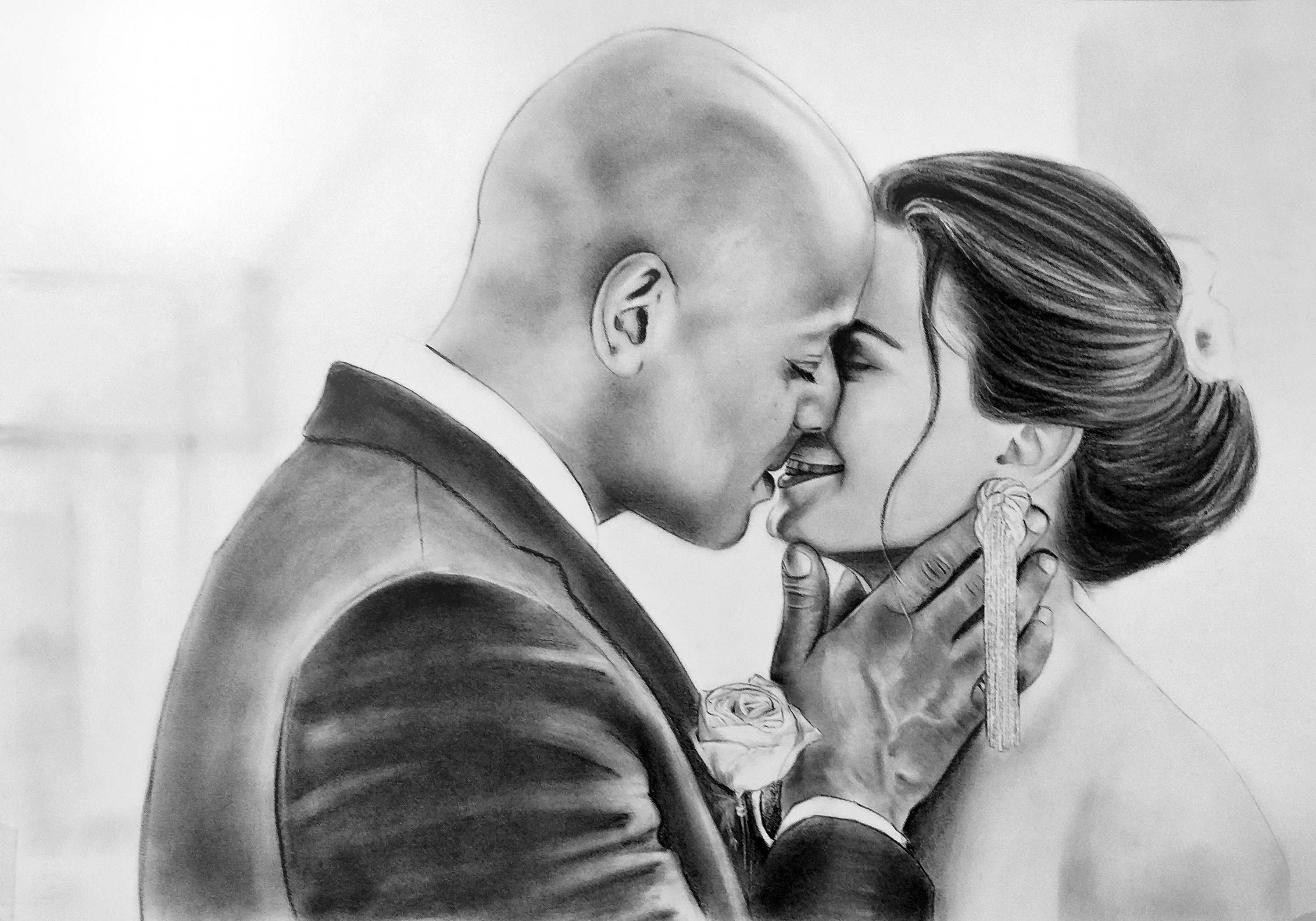 1 Year Wedding Anniversary Gift For Wife Portrait Commission Etsy 1-year-wedding-anniversary-gift-for-wife-portrait-commission-etsy