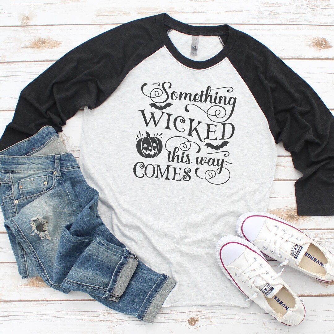 Halloween Shirt Fall Baseball T-shirt Women's Fall - Etsy