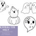 Spooky Cute Ghosts SVG Designs for Cricut Bundle, Halloween Sublimation ...