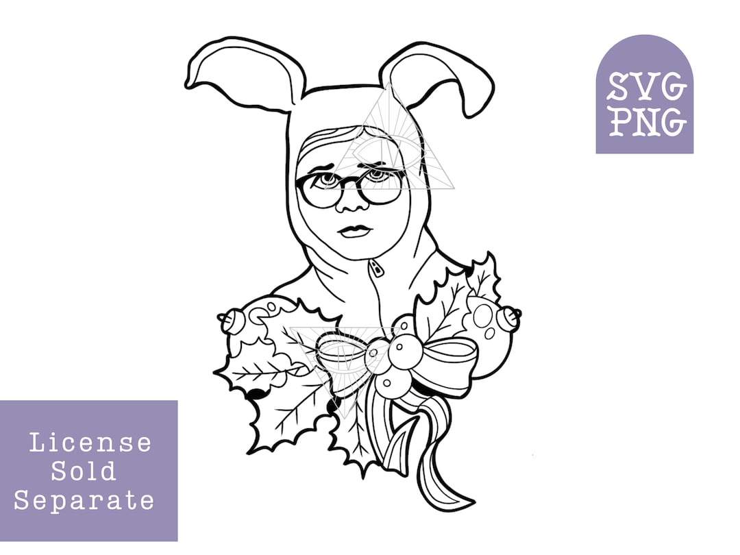 A Christmas Story Ralphie Funny Christmas SVG PNG Files Printable SVG ...