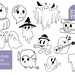 Spooky Cute Ghosts SVG Designs for Cricut Bundle, Halloween Sublimation ...