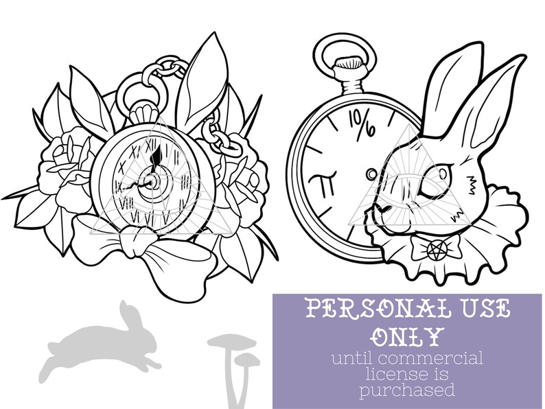 White Rabbit Alice in Wonderland SVG File Bundle: Spring - Etsy UK