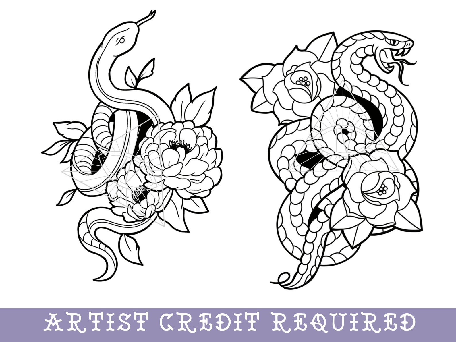 Traditional Snake Goth SVG PNG Digital Cut Files for Cricut - Etsy