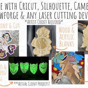 Classic Horror Pin-up Queens SVG PNG Bundle Cut Files for - Etsy Canada