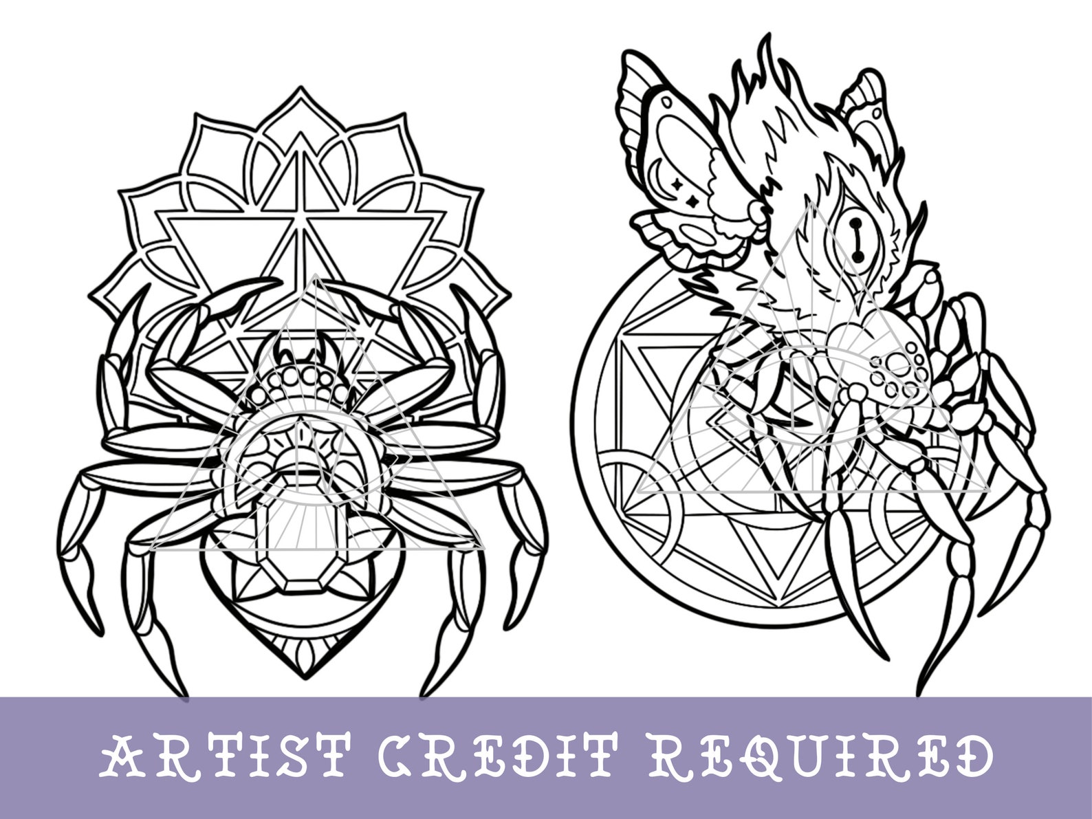 Spiders Mandala SVG PNG Files Bundle for Sublimation: Digital - Etsy