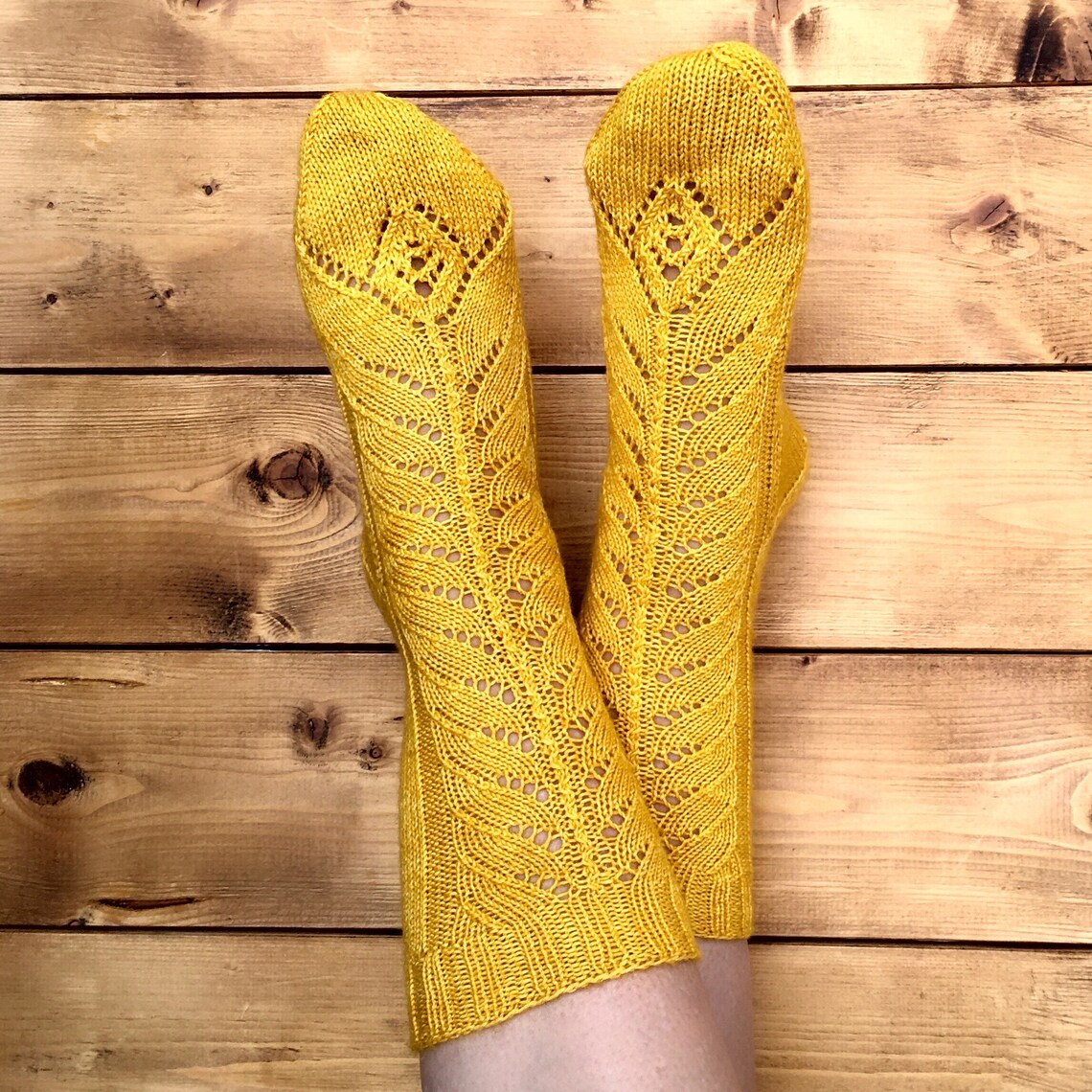 Sock Knitting Pattern PDF bud and Blossom knitted Top Down | Etsy