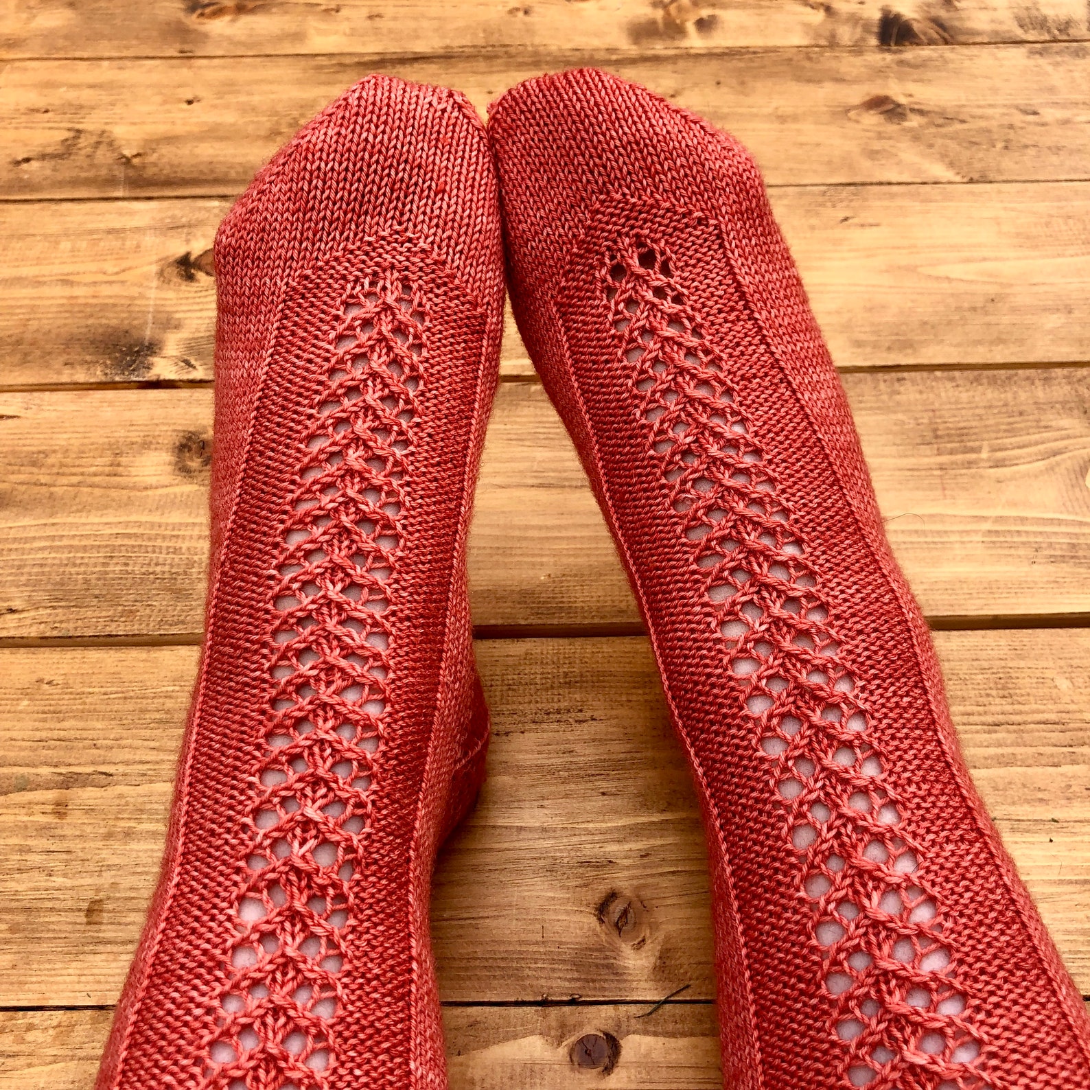 Easy Lace Sock Knitting Pattern PDF leadenhall Market adult | Etsy UK