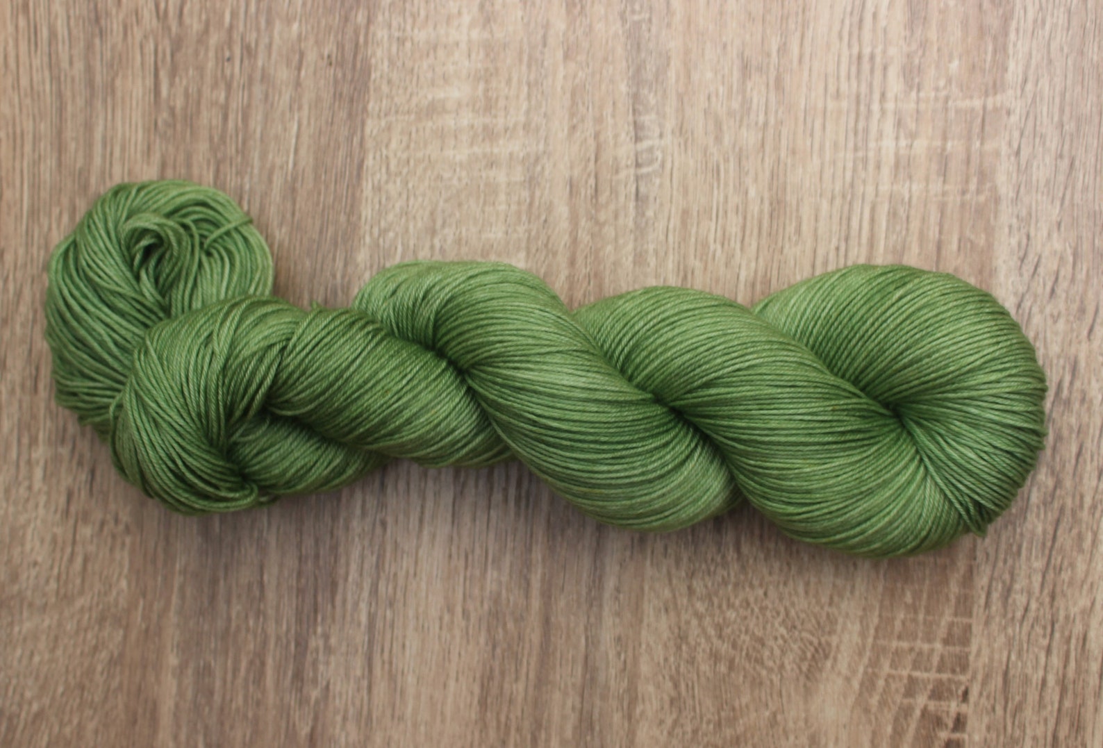 Light Green Yarn Green Tea Hand Dyed Yarn for Knitting or | Etsy