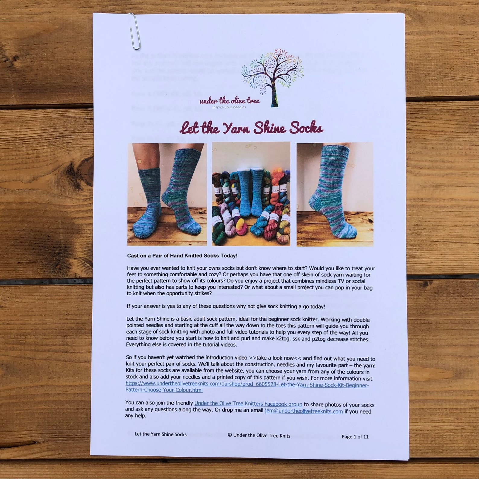 Beginner Sock Knitting Pattern PDF full Video Tutorials | Etsy