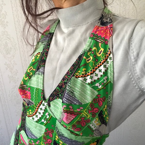 Crazy Print Dress - Etsy