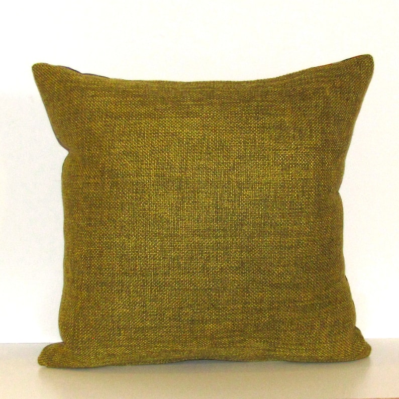 Twining Linen Cushion Cover Green Linen Reverse | Etsy Australia