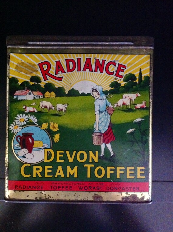 Radiance Devon Cream Toffee Tin | Etsy